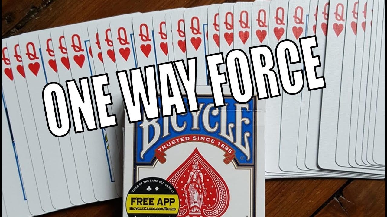 Bicycle one way force deck - 7 Magic Inc