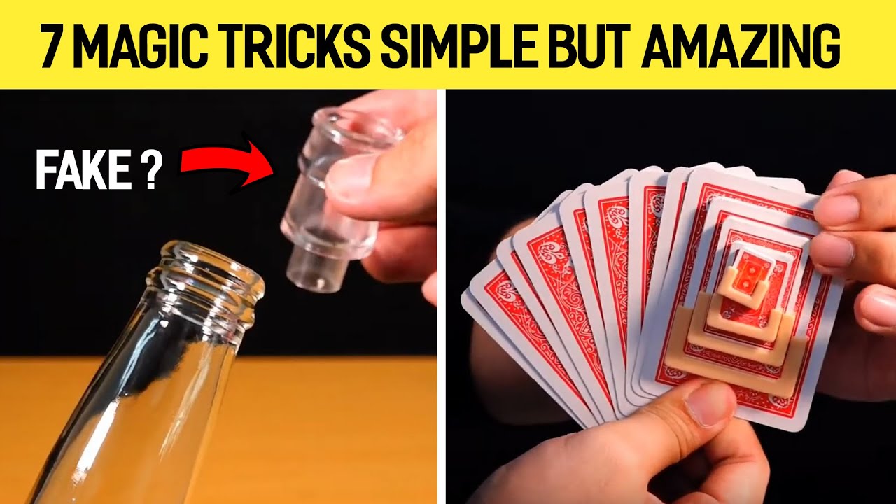 Magic tricks Revealed: 7 Magic Tricks That Simple But Amazing - 7 Magic Inc
